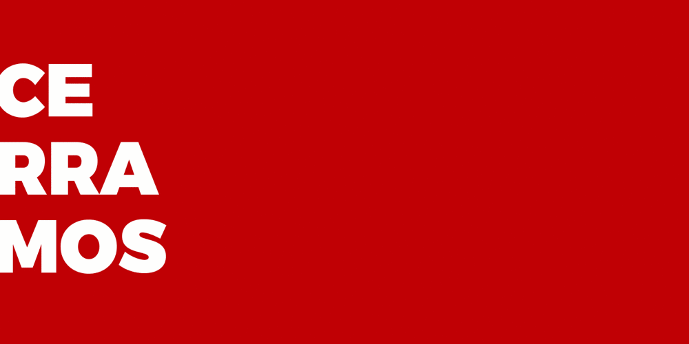 Cerrado por obras - CCESantiago